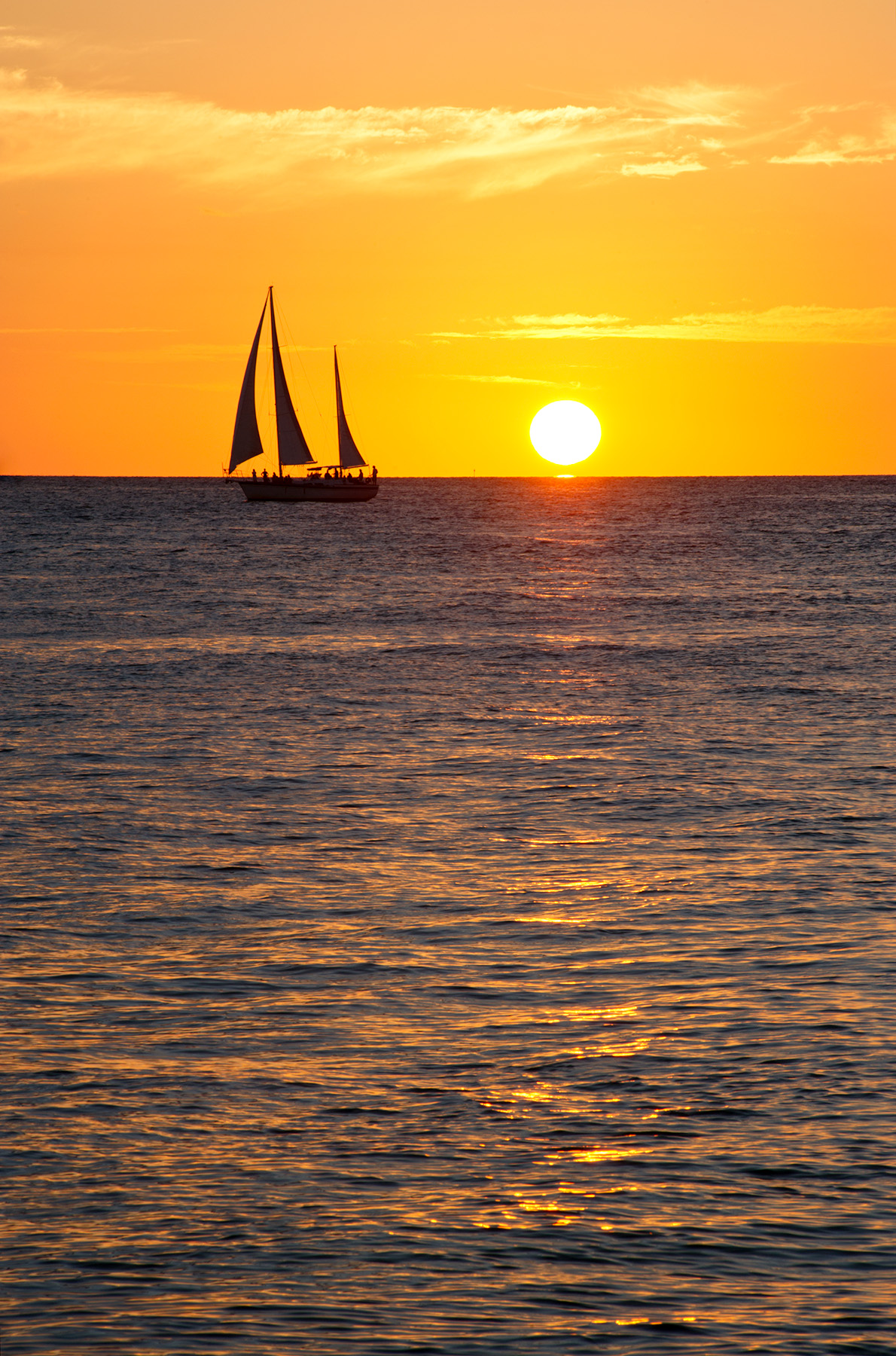 Sailing at Sunset | Key West, Florida | Ryan Daffurn Photography
